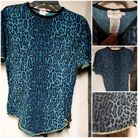 Calvin Klein | Shirts | Calvin Klein Print T Shirt | Poshmark